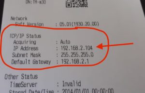 Setting a static IP address to an Epson printer - LineSkip Support