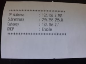 Setting a static IP address to an Epson printer - LineSkip Support